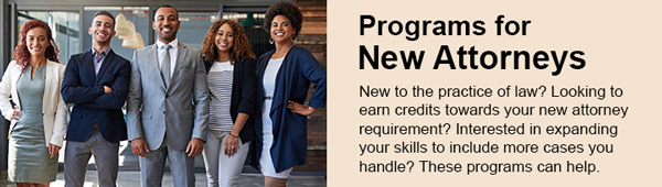 NJICLE's New Attorney MCLE Program - NJSBA